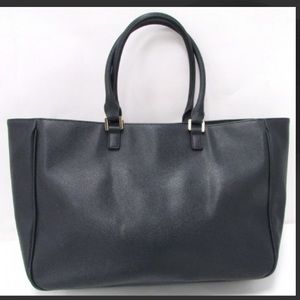 Tory Burch | Bags | Tory Burch Navy Tote Leather And Authentic | Poshmark